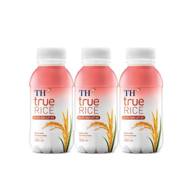 Nước gạo lứt đỏ TH True Rice (lốc 6 chai x300ml) | Shopee Việt Nam