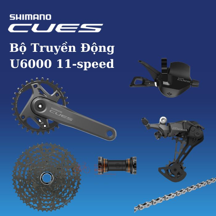 Group Xe Đạp SHIMANO CUES U6000 Group Bộ Truyền Động Xe Đạp 9 10 11 Tốc Độ Dành Cho Xe Touring ...