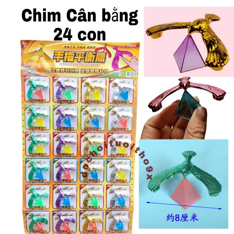 Vỉ 24 con Chim Cân bằng , Finger Balance Eagle 24 pcs | Shopee Việt Nam