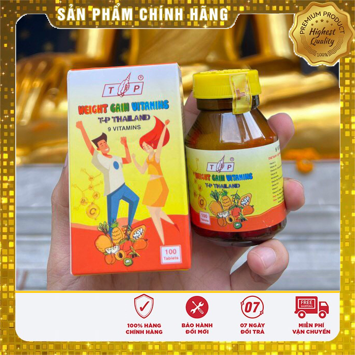 Vitamin Tăng Cân TP Thái Lan 100 viên - Cam Kết Chính Hãng | Shopee ...
