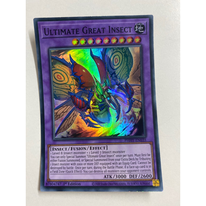 Thẻ bài Yugioh Ultimate Great Insect | Shopee Việt Nam