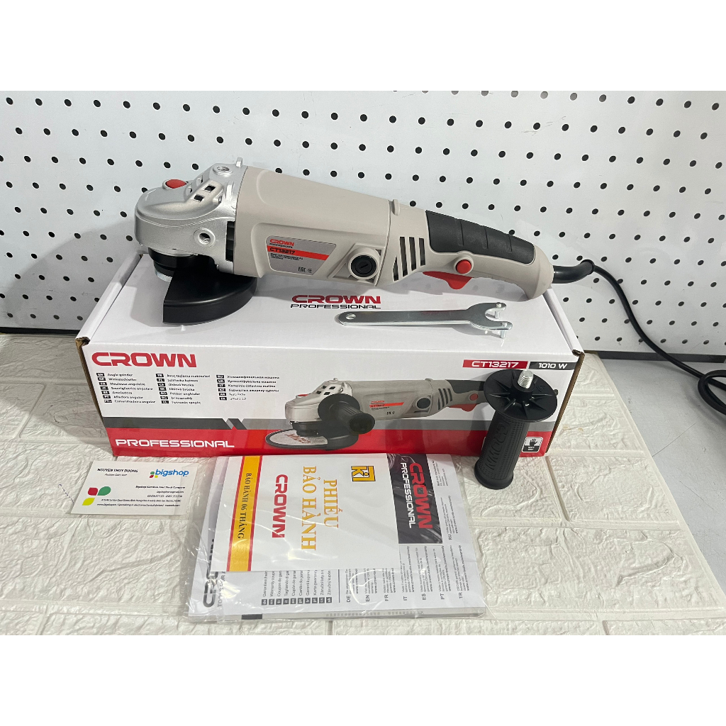 Máy mài góc 1010W Crown CT13217, 125mm | Shopee Việt Nam