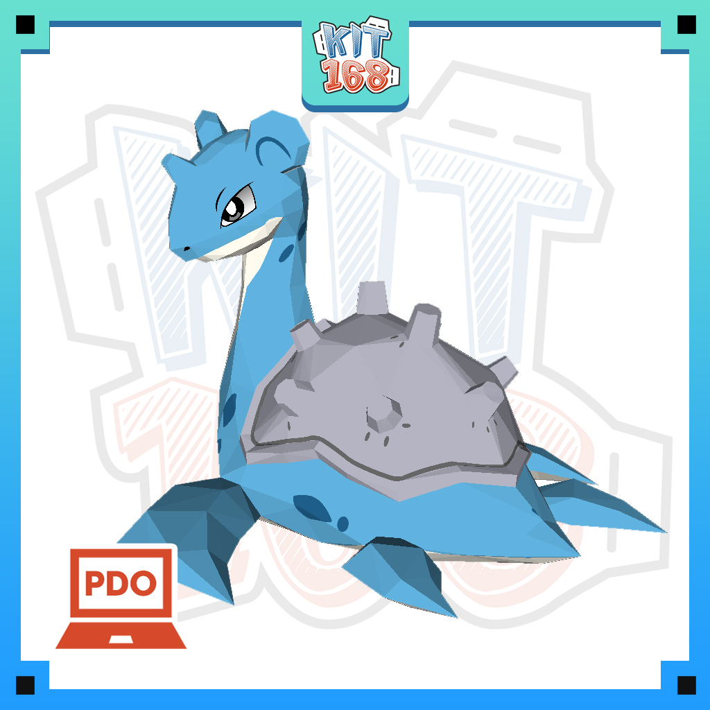 Mô hình giấy Anime Game Pokemon Lapras ver 1 | Shopee Việt Nam
