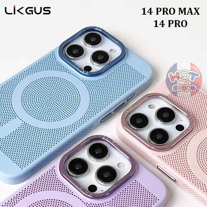 Ốp lưng lưới tản nhiệt Likgus Gleam Mag cho IP 14 Pro Max / 14 Pro ...