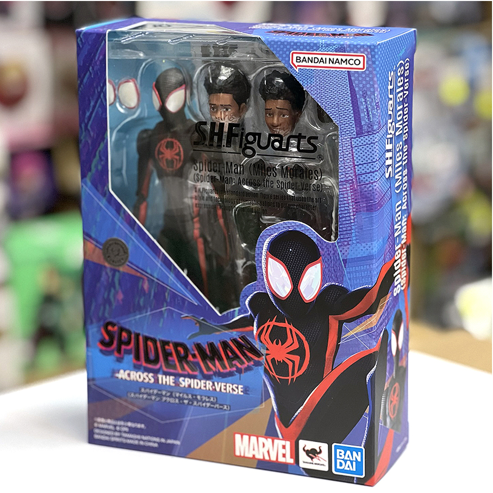 (Hàng có sẵn) Mô hình Spider Man Miles Morales SHF chính hãng tỉ lệ 1/ ...