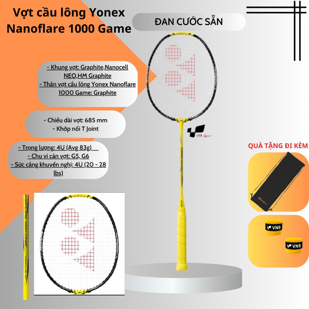 Vợt Cầu Lông Yonex Nanoflare 1000 Game Chính Hãng | Shopee Việt Nam