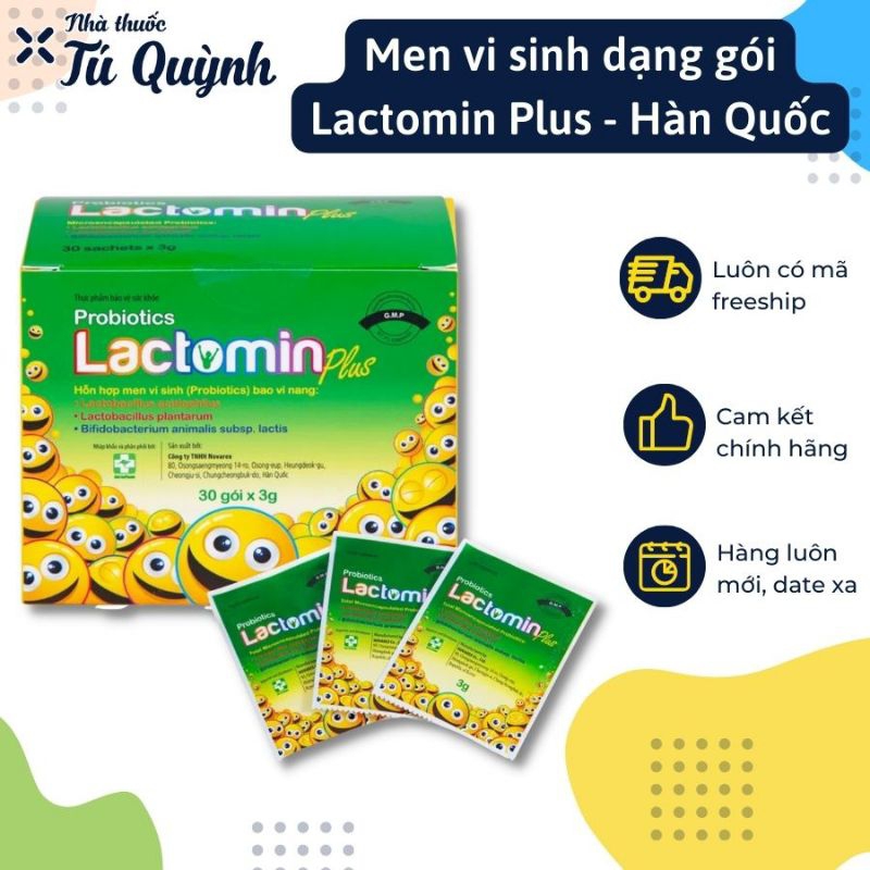 Cốm vi sinh Probiotics Lactomin Plus bổ sung lợi khuẩn ngừa rối loạn ...