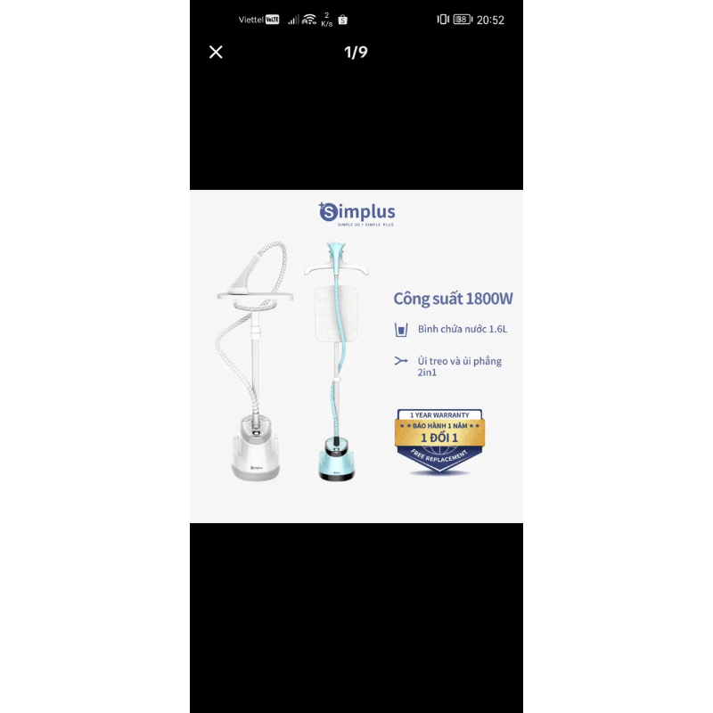 bàn ủi hơi nước chính hãng simplus | Shopee Việt Nam