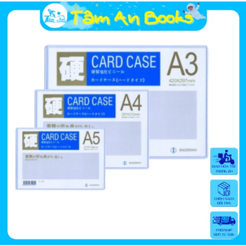 Card case A3/ A4/ A5 nhựa PVC trong suốt- Tâm An Books | Shopee Việt Nam