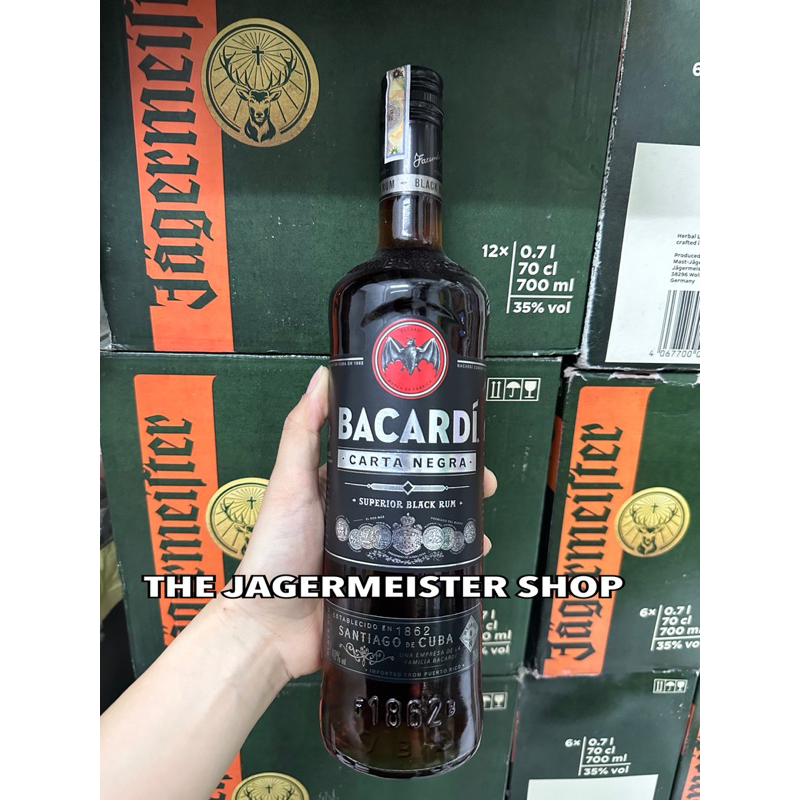 Bacardi Dark Rum 750ml Nguyên Liệu Pha Chế | Shopee Việt Nam