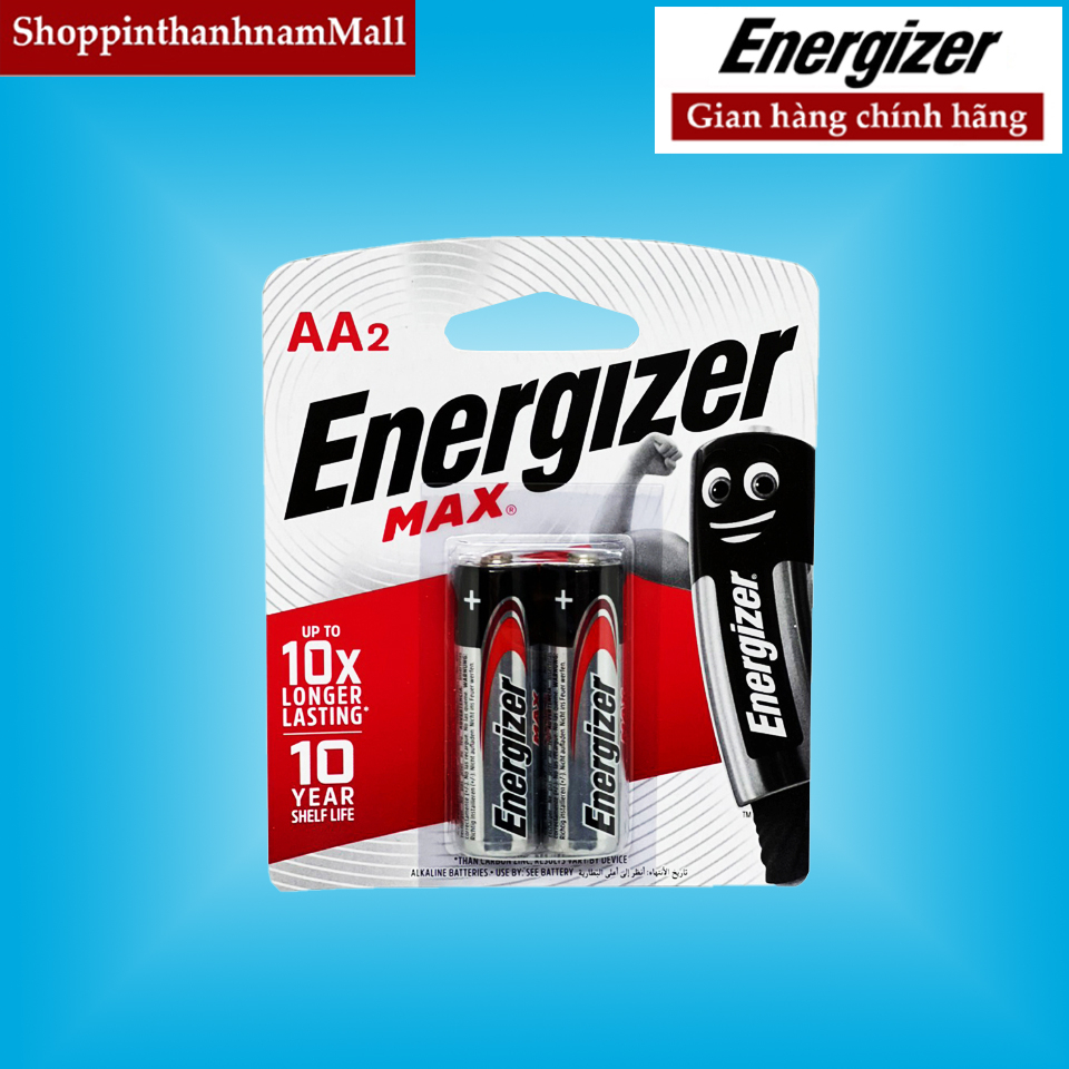 Pin AA Energizer max E91 Vỉ 2 Viên Chính Hãng | Shopee Việt Nam