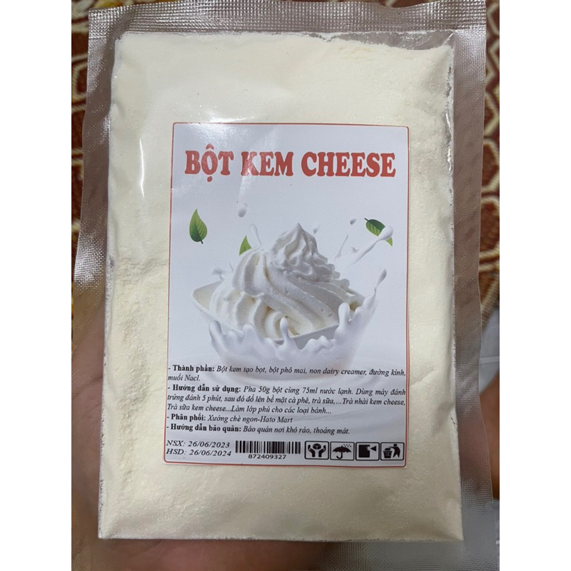 BỘT KEM CHEESE 100gr (Giải pháp mới cho các chủ quán trà sữa, cà phê ...