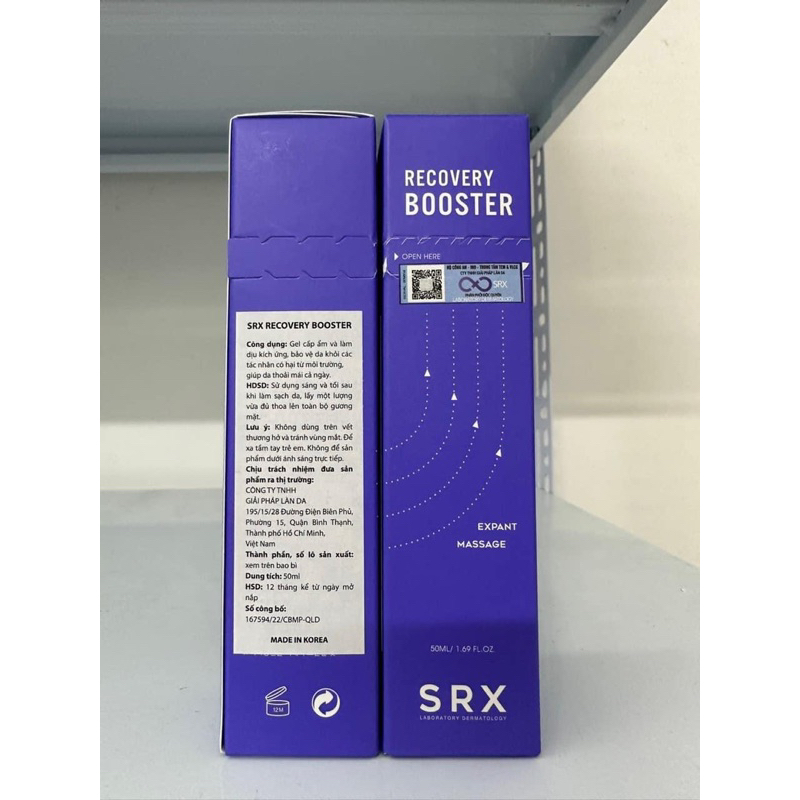 Gel dưỡng ẩm phục hồi, bảo vệ da SRX RECOVERY BOOSTER 50ml | Shopee ...