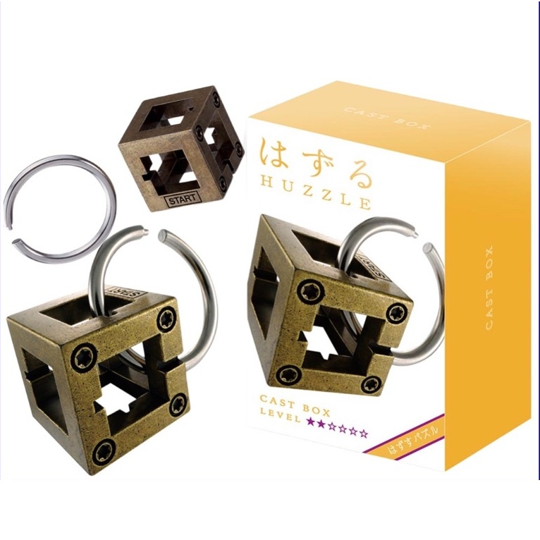 Level 2 Easy_Đồ chơi trí tuệ Nhật Bản_Thử thách trí não_Cast Box- Hanayama Puzzle_Hack não_IQ ...