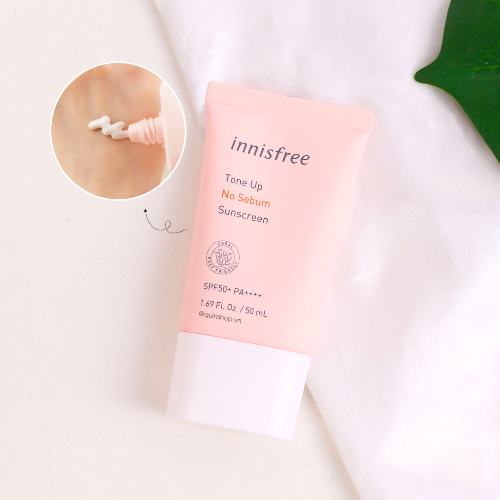 Kem Chống Nắng Innisfree Tone Up No Sebum Sunscreen SPF50+ PA++++ (50ml) | Shopee Việt Nam