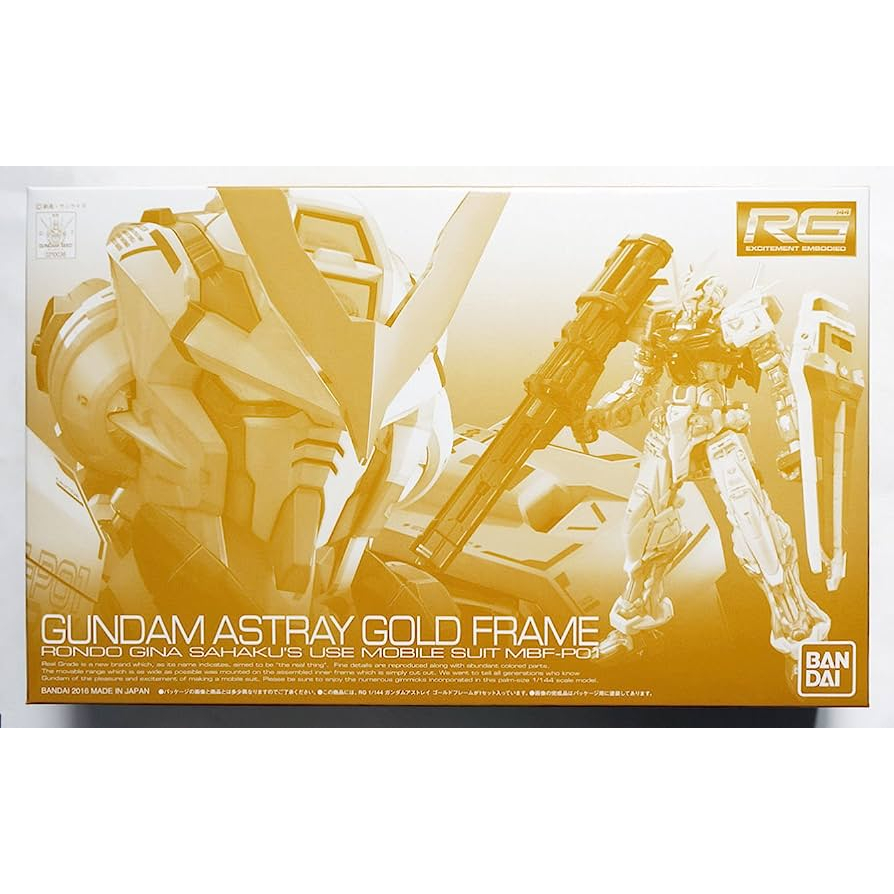 Mô Hình Gundam P-Bandai RG Astray Gold Frame | Shopee Việt Nam
