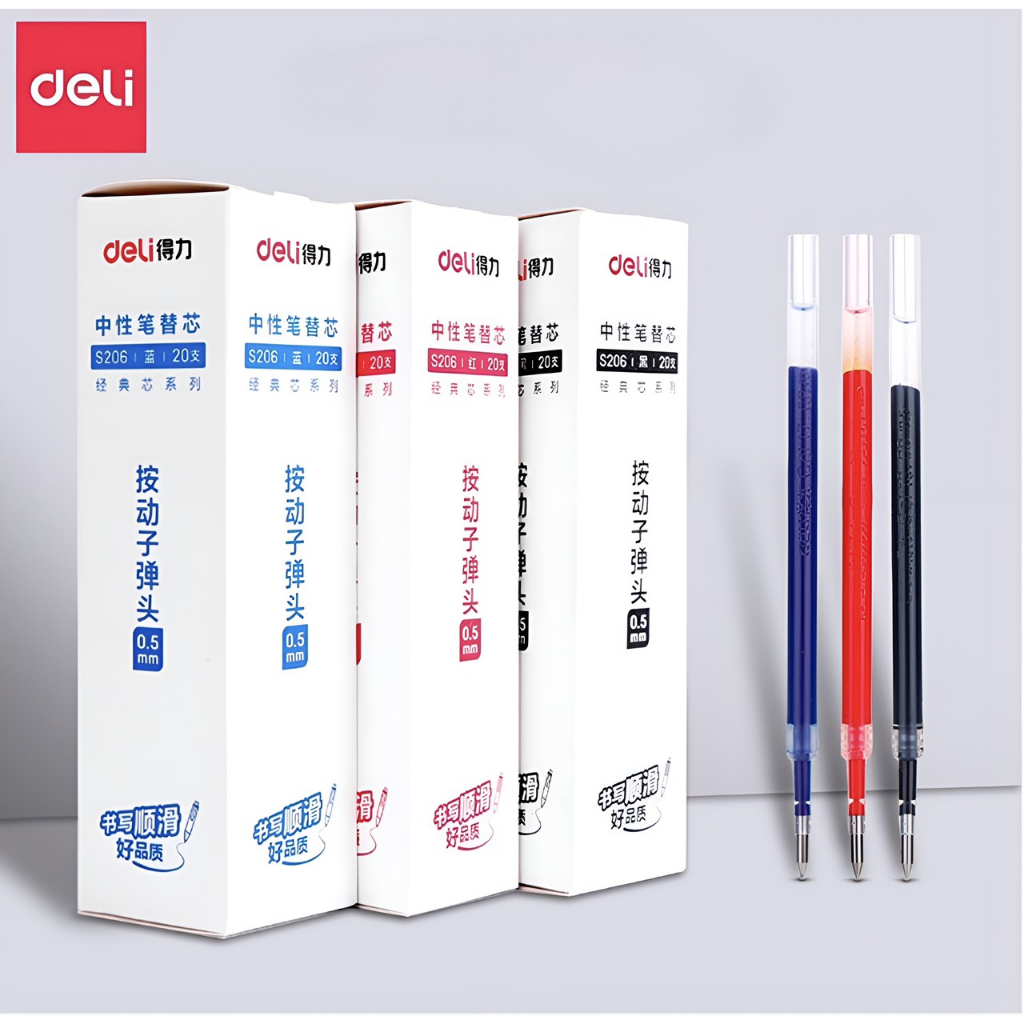 (Sỉ hộp 20 chiếc) Ruột Deli S206 thay thế cho bút A575/A057/S60/G118 ...