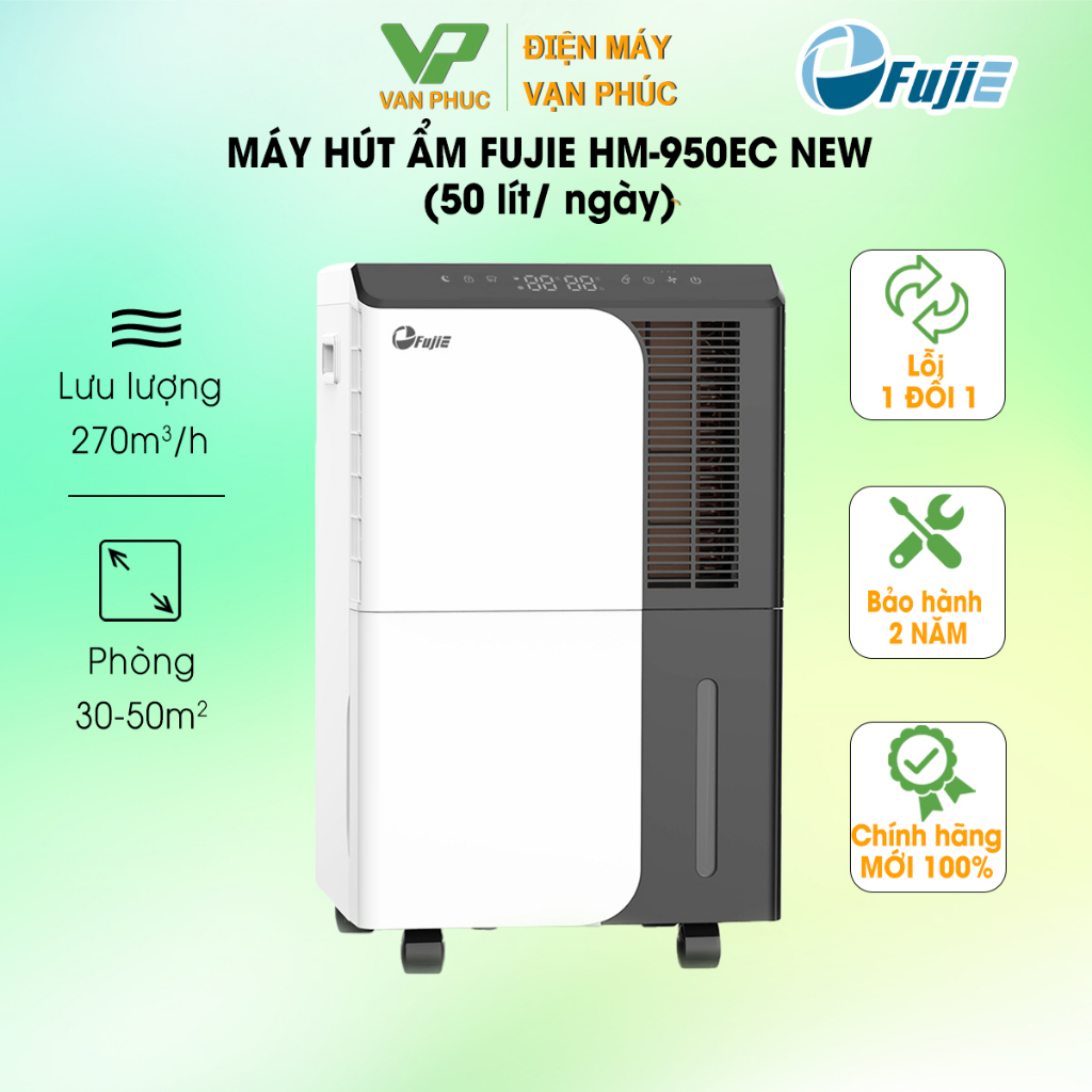 Máy hút ẩm FujiE HM-950EC NEW (50lít/ngày) - Hàng chính hãng bảo hành ...