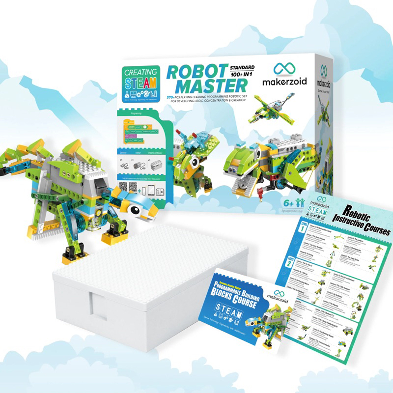 Bộ Học Cụ Stem RobotMaster Standard 100+ In 1 của Hãng Makerzoid (Tương ...