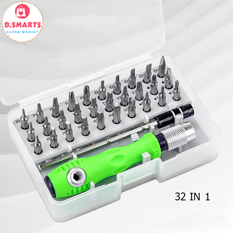 Bộ tua vít đa năng 32 món sửa chữa tiện lợi nhỏ gọn, Bộ tua vít mini có ...