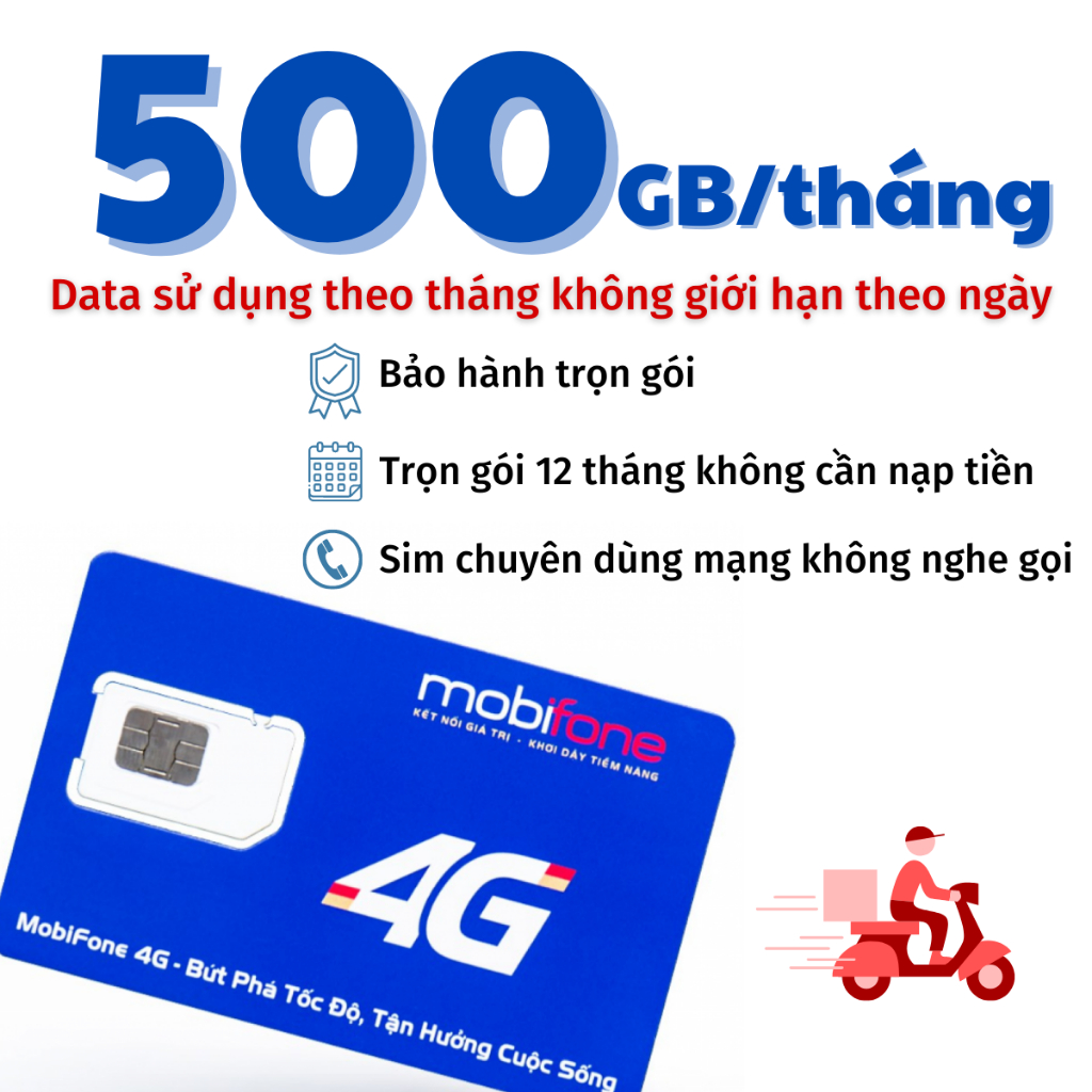 SIM MOBIFONE TRỌN GÓI 1 NĂM 6 THÁNG SIÊU DATA 12MDT150 6MDT150 - SIM CÓ ...