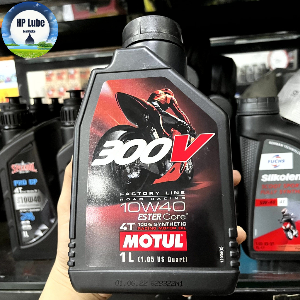 Nhớt Motul 300V 10w40 Tem 1 Lớp | Shopee Việt Nam