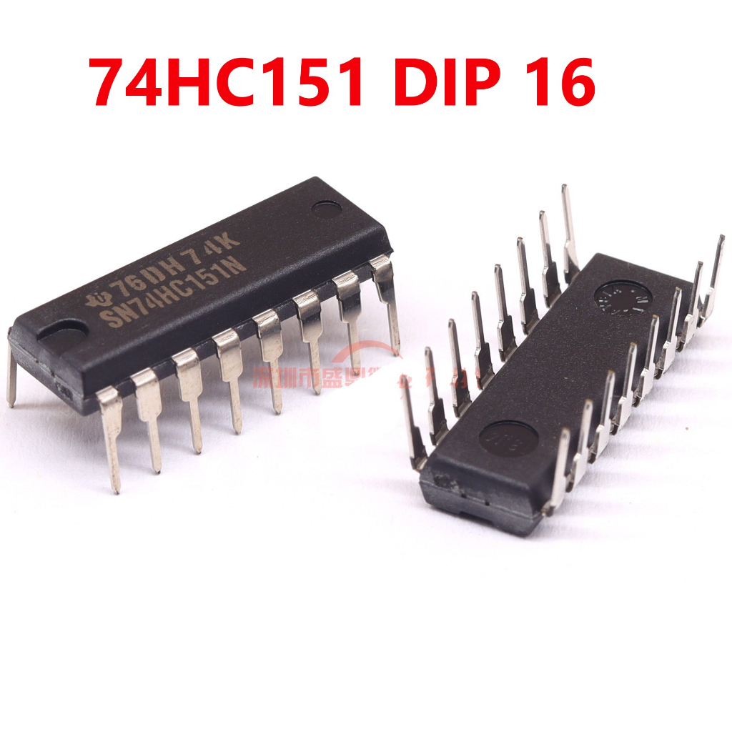 74HC151 DIP 16 chân cắm, HC151,74151 | Shopee Việt Nam