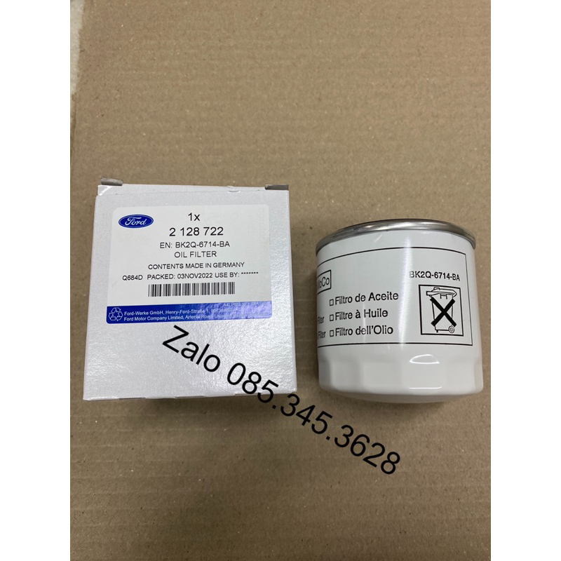 Lọc dầu máy 2.2 của Transit. Mã PT: BK2Q6714BA / BK2Q 6714 BA / BK2Q ...