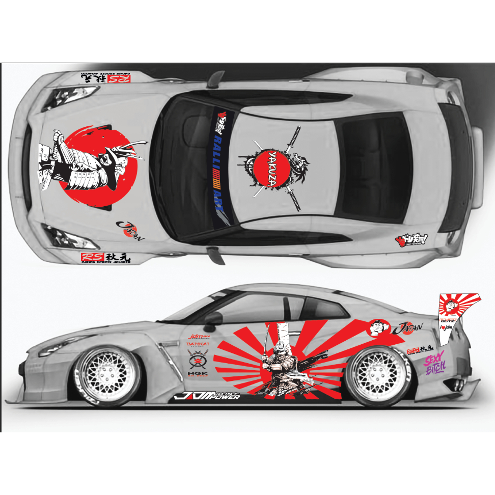 Tem & Sticker dán xe RC 1/10 ( Samurai ) | Shopee Việt Nam