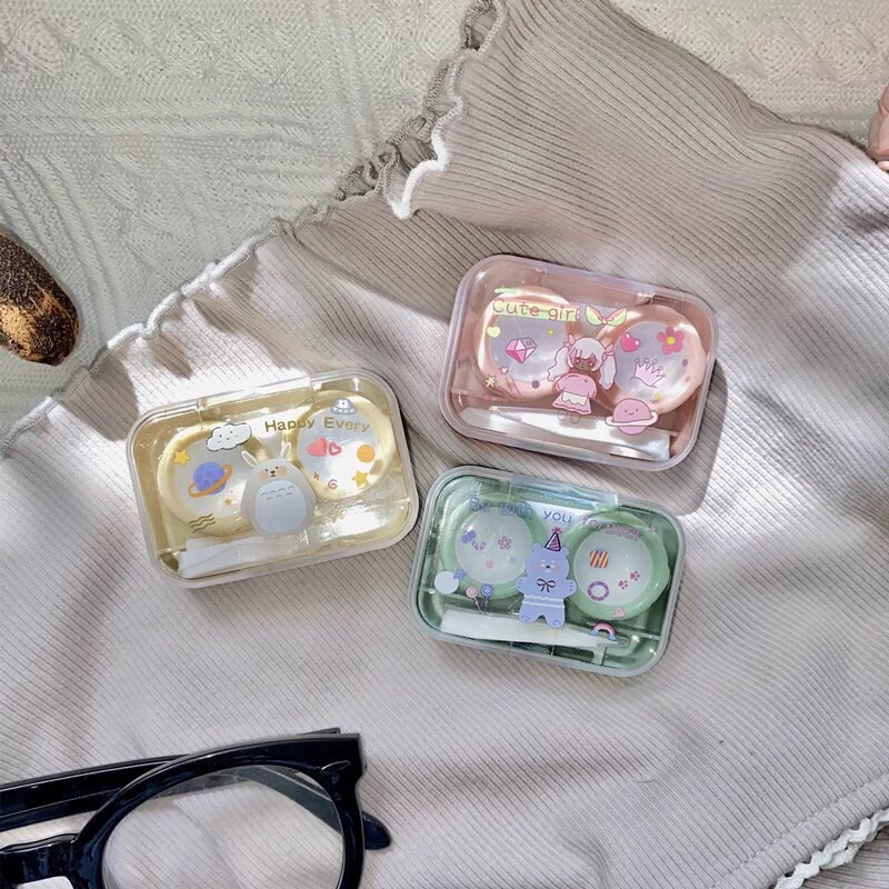YINNIE [GIÁ SỈ] KHAY ĐỰNG LENS HÌNH SẮC MÀU KÍNH ÁP TRÒNG | Shopee Việt Nam