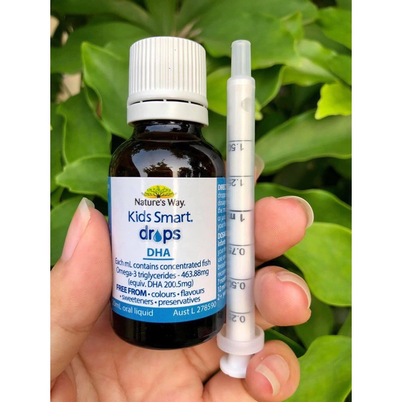 DHA Nature's Way Kids Smart Drop 20ml cho bé dạng giọt, thực phẩm bổ ...
