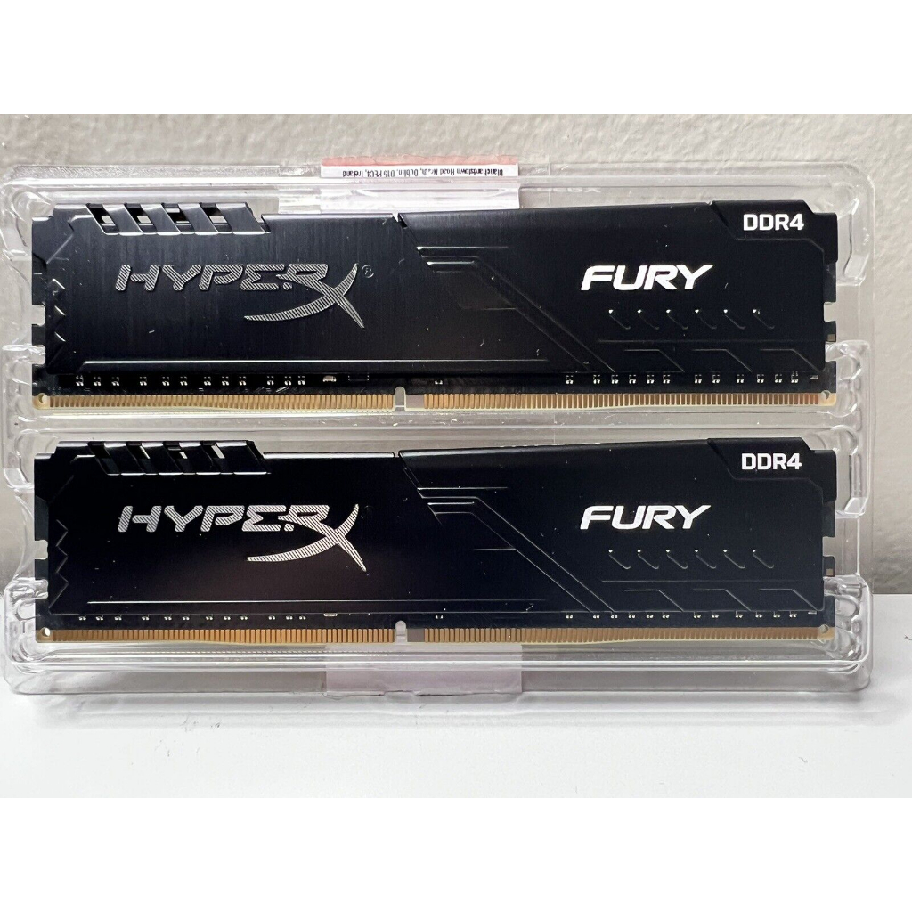 Ram Kingston Hyperx Fury Black 8g Ddr4 Bus 2666mhz Cl15 Kit Of 2