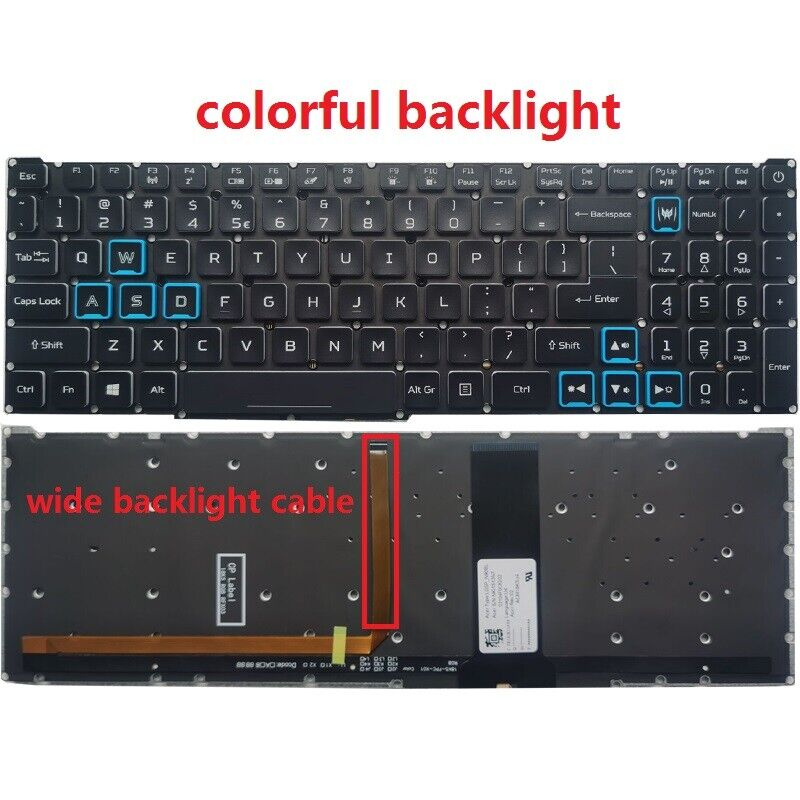 Bàn phím ACER Predator Helios 300 PH315-52 PH317-53 N18I2 N18I3 ...