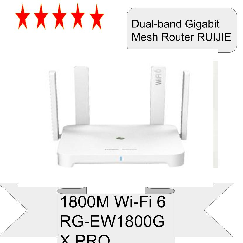 Mạng router chuyên nghiệp bảo hành 3 năm 1800M Wi-Fi 6 Dual-band ...