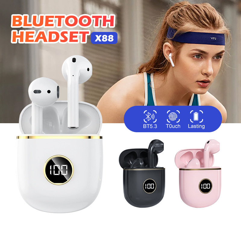 Tai nghe nhét tai không dây X88 TWS Tai nghe không dây Amoi F9 Pro bluetooth 5.3 tích hợp mi cờ ...