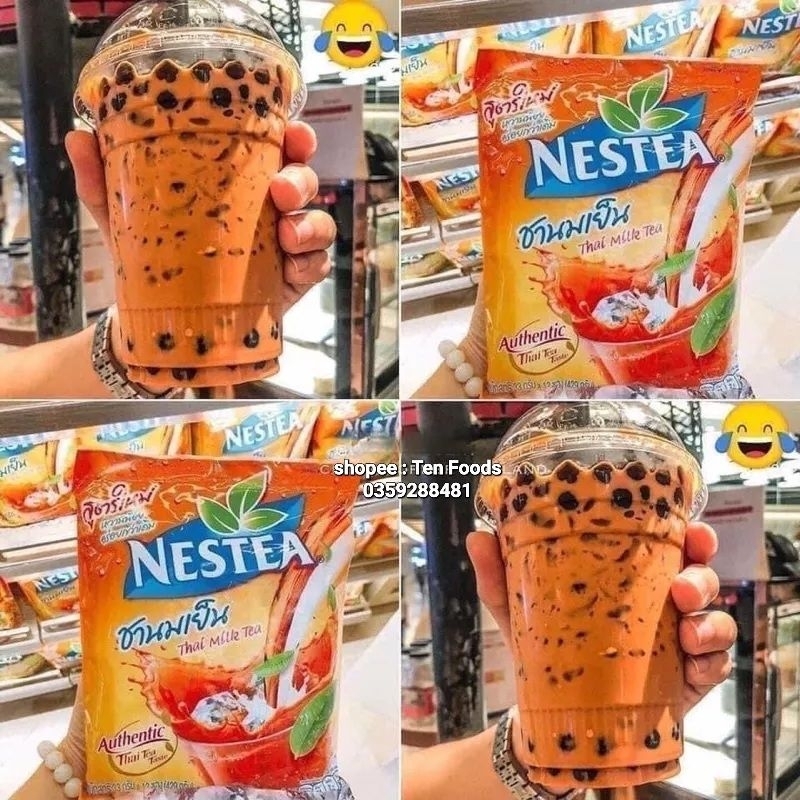Trà Sữa Nestea Thái Lan / Trà Sữa Thái / Nestle / Trân Châu Caramel ...