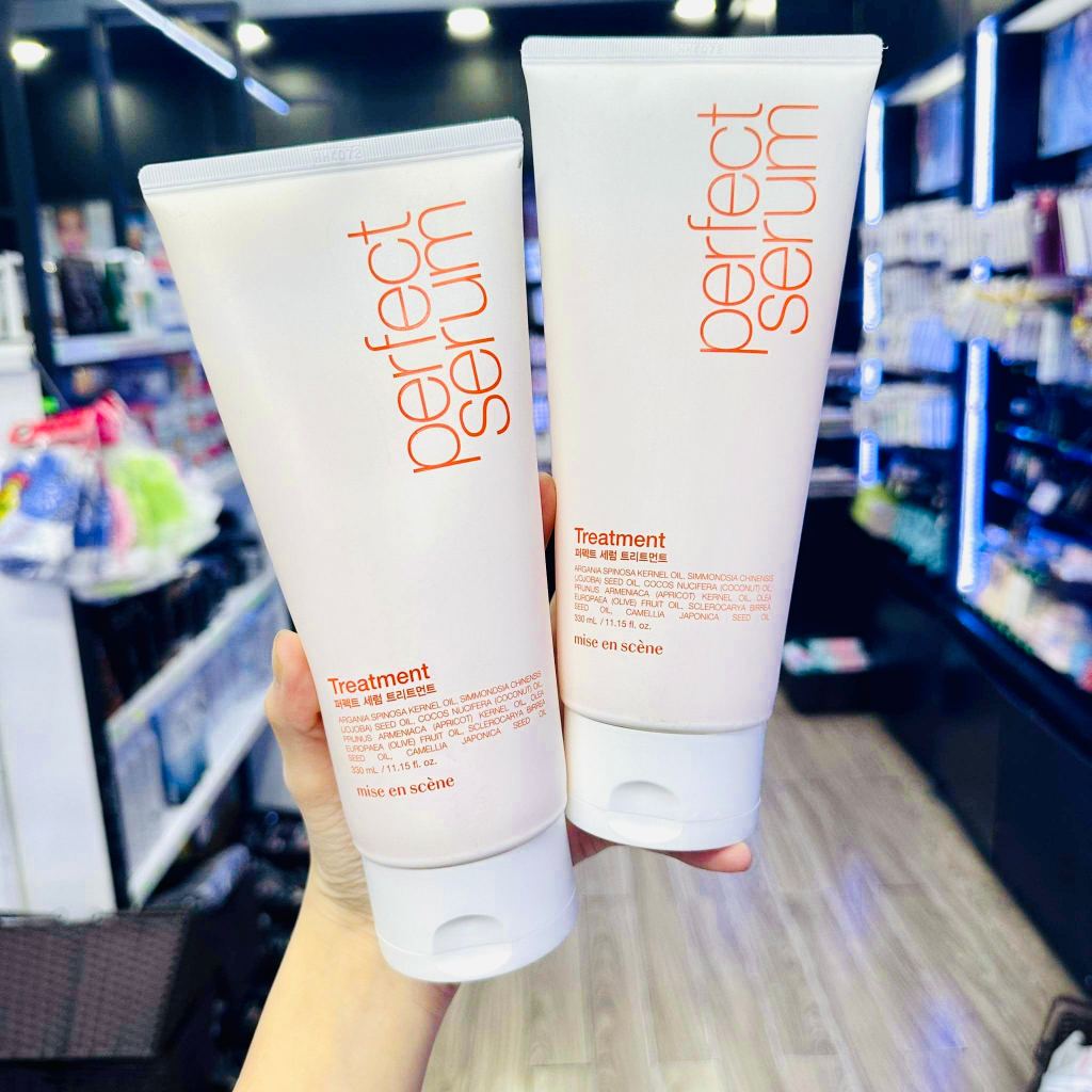 Kem Xả Ủ Phục Hồi Tóc Hư Tổn Mise En Scene Perfect Serum Treatment ...