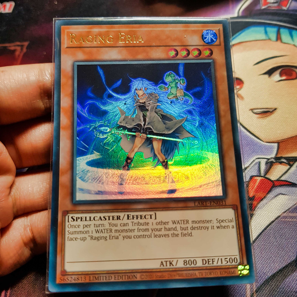 Thẻ bài Yugioh chính hãng | Raging Eria | LART Ultra rare (EU print ...