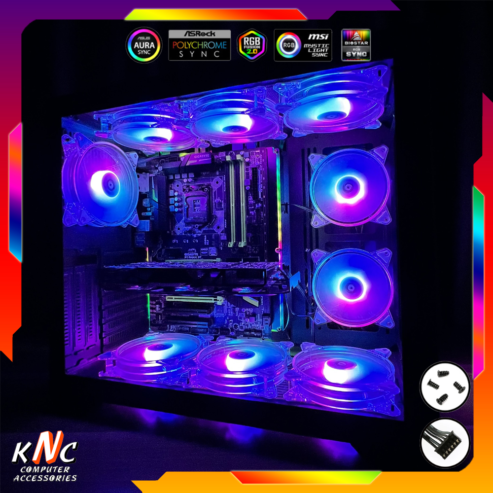 [Led Sync Main] Bộ Quạt Tản Nhiệt Z1 Fan Led RGB Kích Thước 12cm Đồng ...