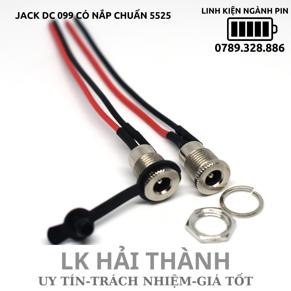 Rắc sạc kim loại dc099 chuẩn 5525 có hàn sẵn dây điện | Shopee Việt Nam