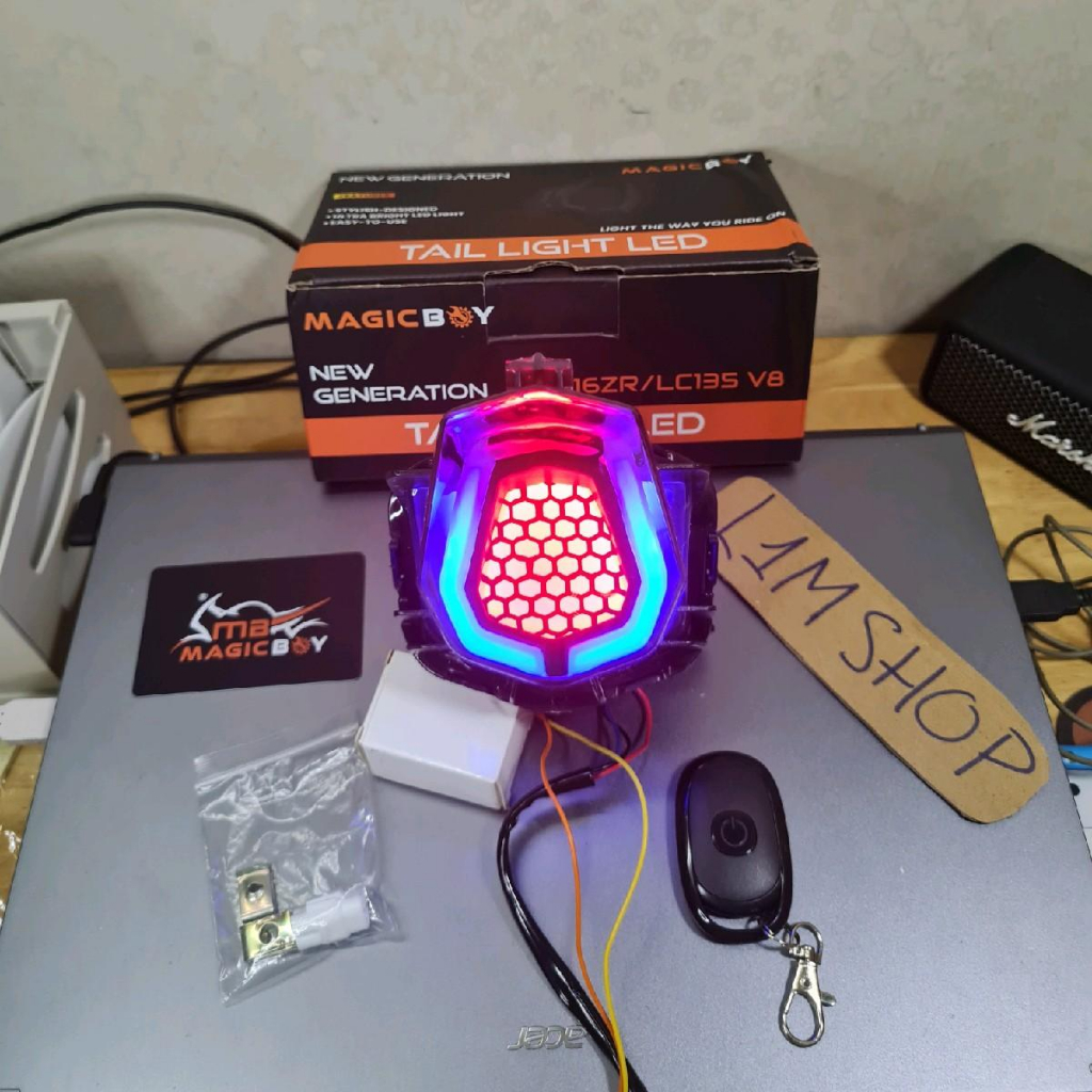 ĐÈN HẬU EX155 / CHÓA SAU MAGICBOY Y16ZR V8 GẮN CHO XE EXCITER 155VVA CHỈNH MÀU BẰNG REMOTE ...