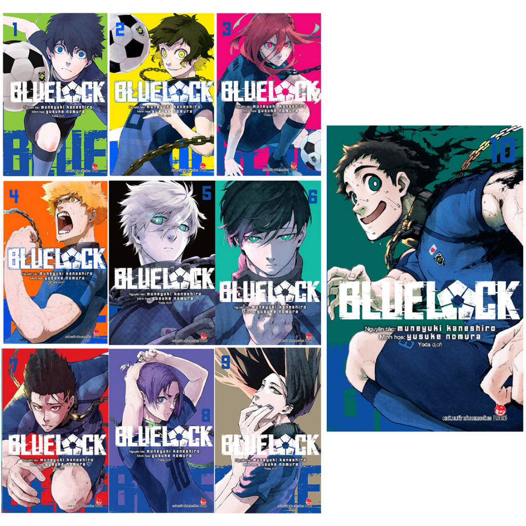 Truyện tranh - Blue Lock - Combo Full Bộ (Tặng kèm Card PVC + Standee ...