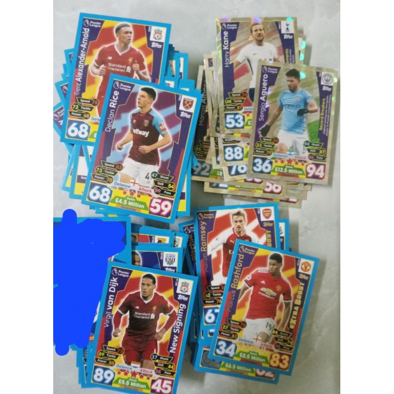 Thẻ cầu thủ bóng đá Match Attax ( được chọn mùa giải ) | Shopee Việt Nam