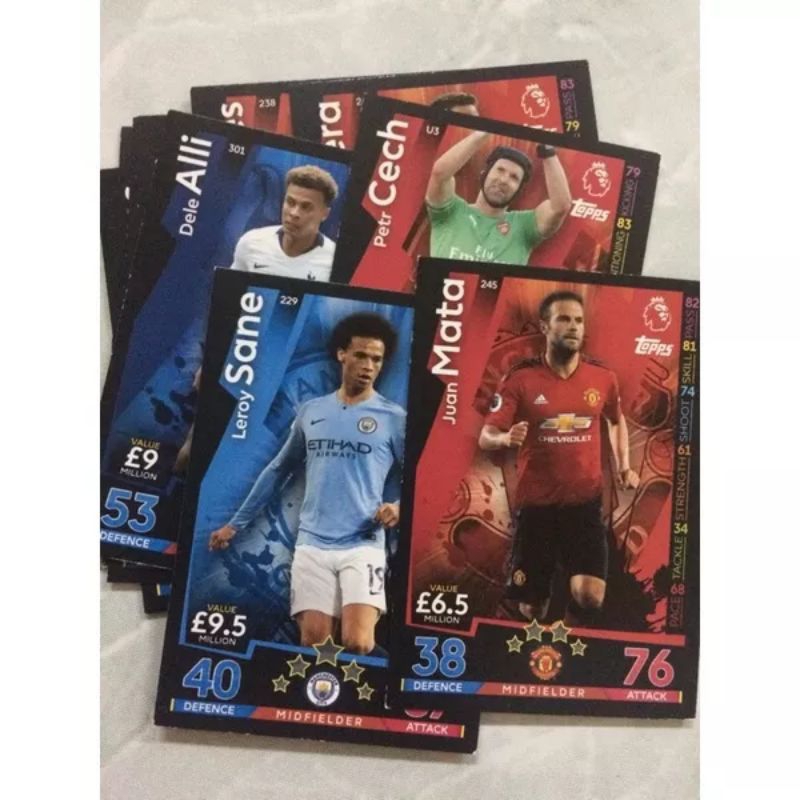 Thẻ cầu thủ bóng đá Match Attax ( được chọn mùa giải ) | Shopee Việt Nam