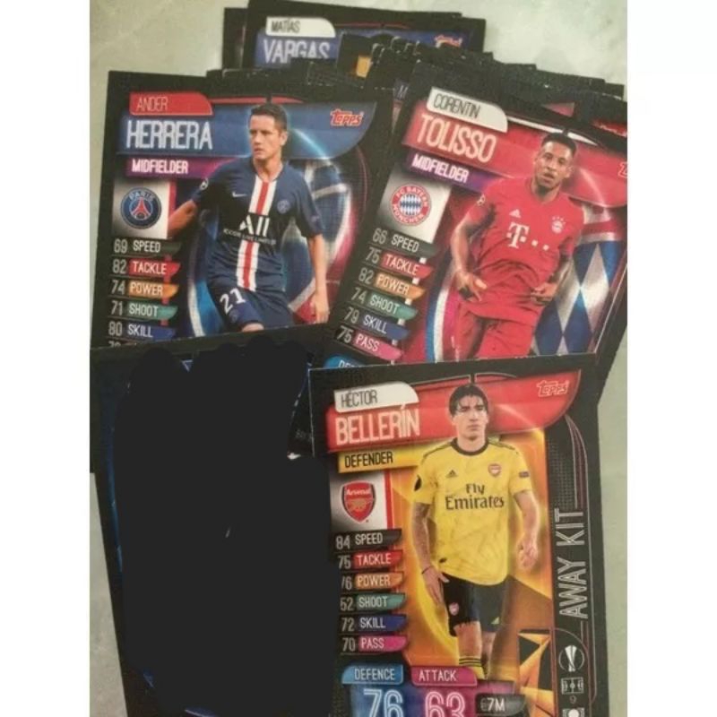 Thẻ cầu thủ bóng đá Match Attax ( được chọn mùa giải ) | Shopee Việt Nam