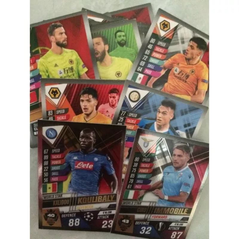 Thẻ cầu thủ bóng đá Match Attax ( được chọn mùa giải ) | Shopee Việt Nam