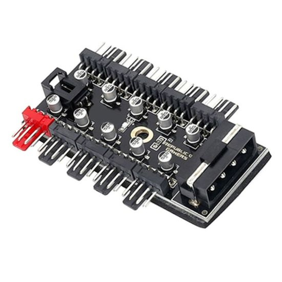 [JAH Store] Hub chia Fan PWM 1 to 10 4PIN ASUS ROG Sata And Molex ...