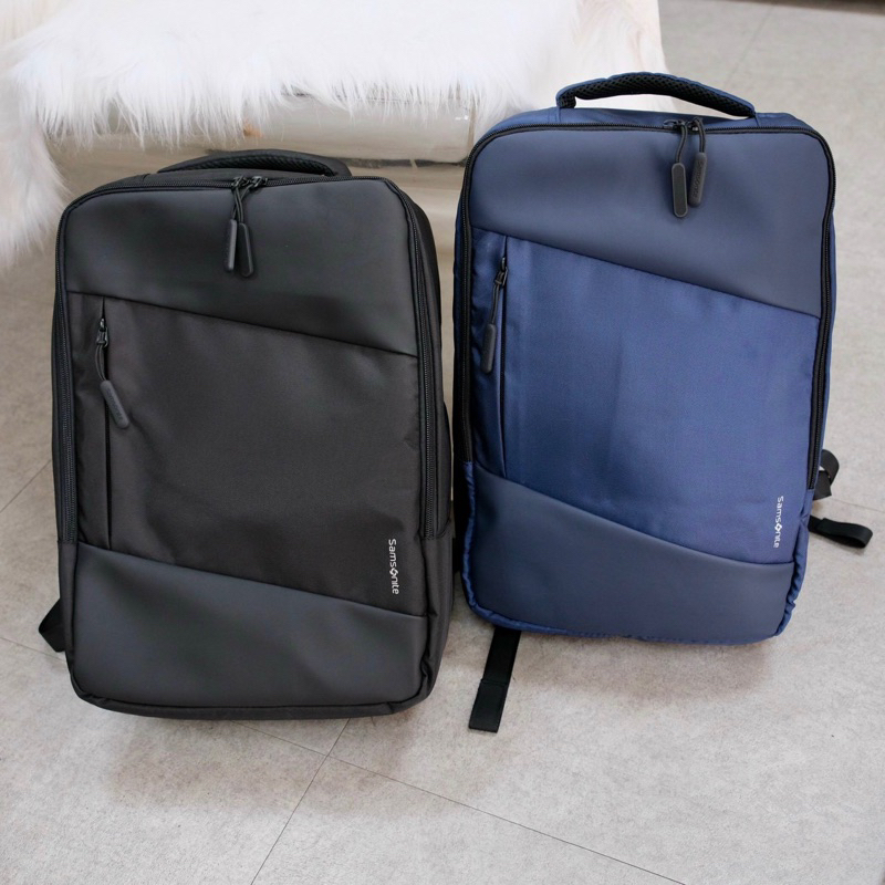 Balo nam Samsonite BT6 2 ngăn rộng rãi, có dây kéo, túi đựng điện thoại ...