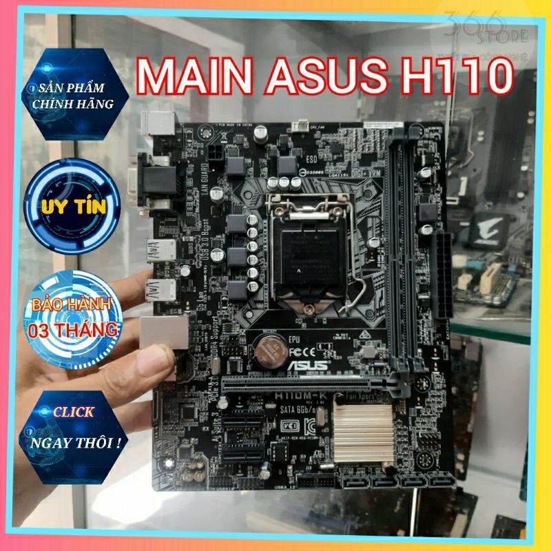 Main Asus H110 hàng chính hãng có Fe | Shopee Việt Nam