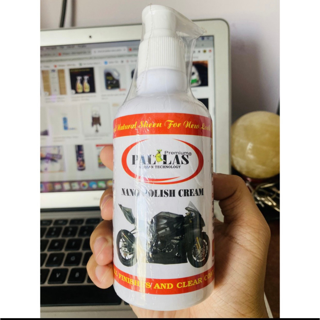 Kem phủ bóng NANO Polish Cream 250g - dùng đánh bóng xe máy, ô tô, bóng ...